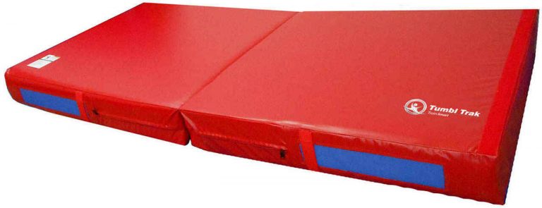 6" Red & Royal Blue Practice Mat - Gymnastics Equipment and ...
