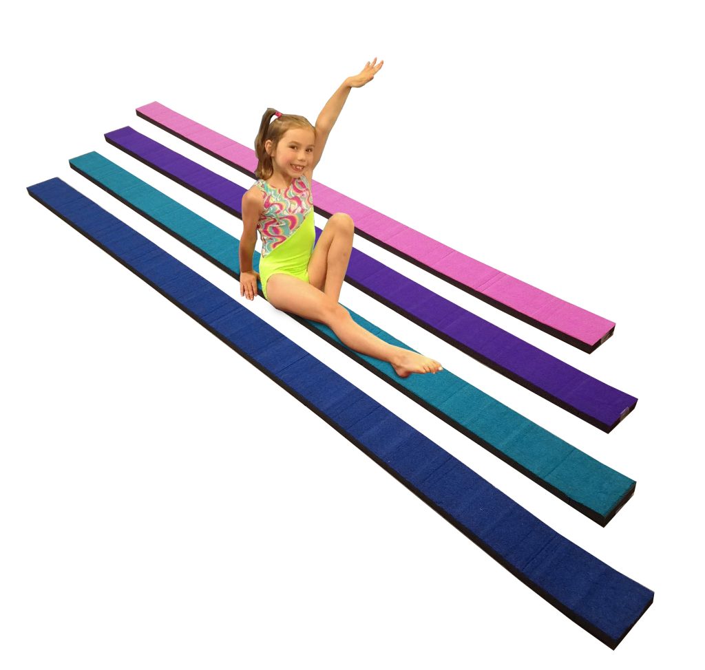 Flexible Roll-Up Foam Beam - Gymnastics Equipment and Cheerleading Gym ...