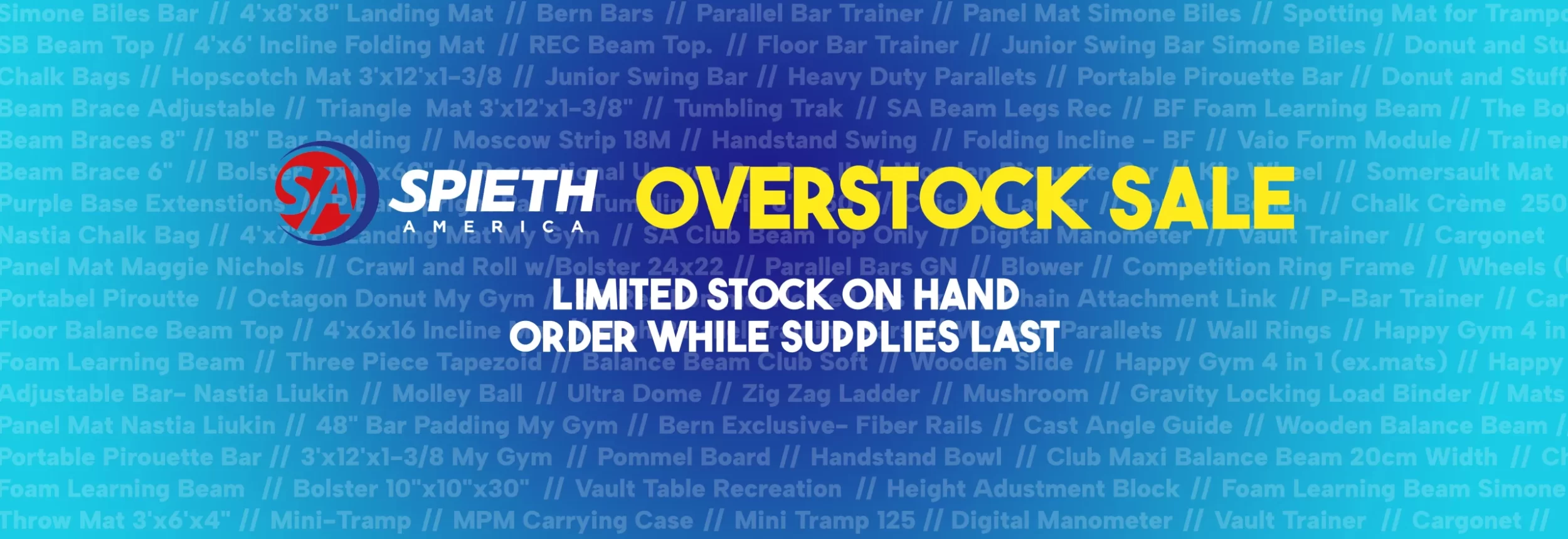 Gymnastics Equipment and Cheerleading Gym Essentials